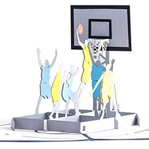Independent | Party Supplies | 3d Basketball Popup Greeting Card Laser ...